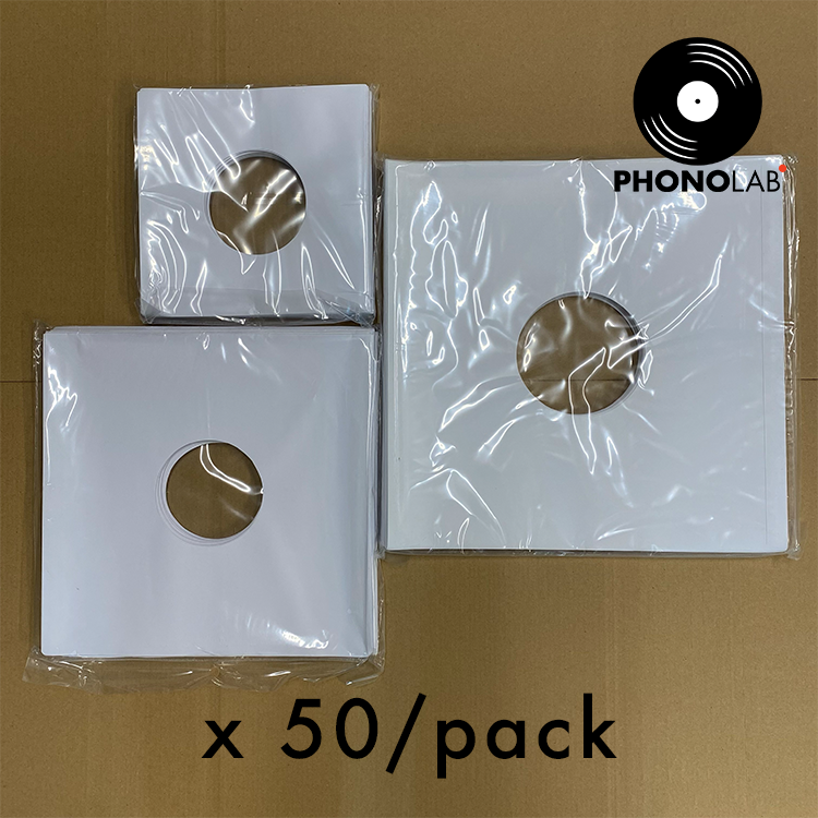 White Paper Inner Sleeves (100GSM) – PhonoLab Heavy Industries